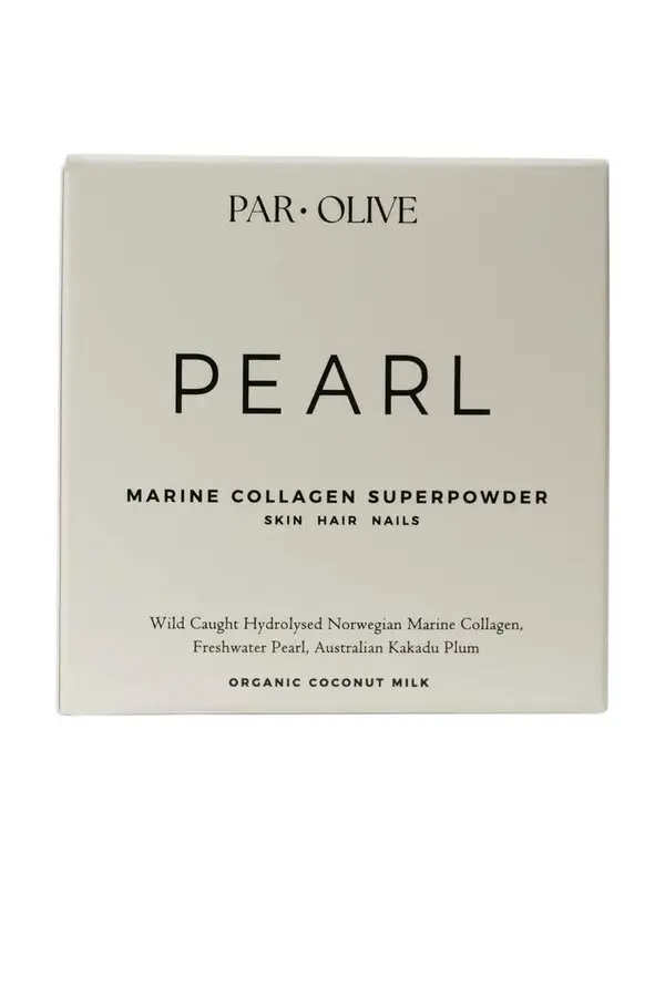PAR OLIVE Pearl Marine Collagen Superpowder Travel Set - Organic Coconut
