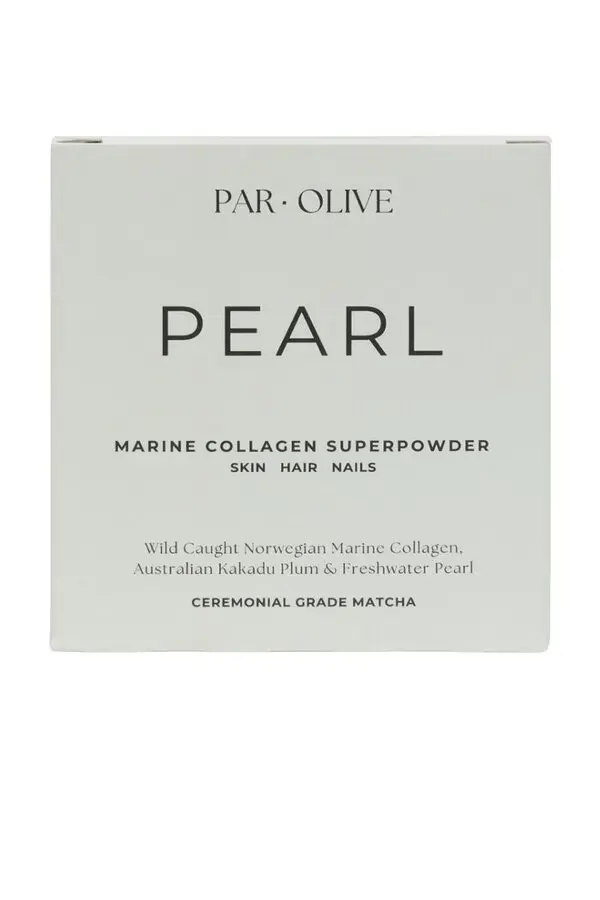 PAR OLIVE Pearl Marine Collagen Superpowder Travel Set - Ceremonial Grade Matcha