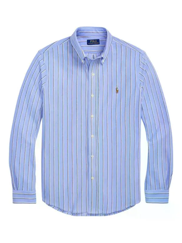 Polo Ralph Lauren Striped Long-sleeve Shirt - Blue