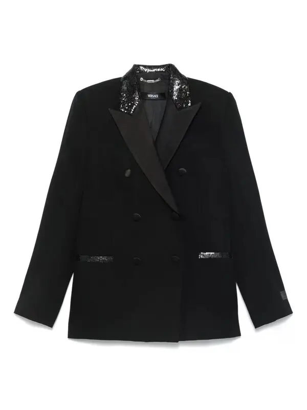 Versace Sequin-embellished Blazer