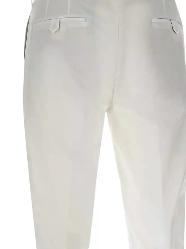 DEVORE INCIPIT Pleated Trousers - White