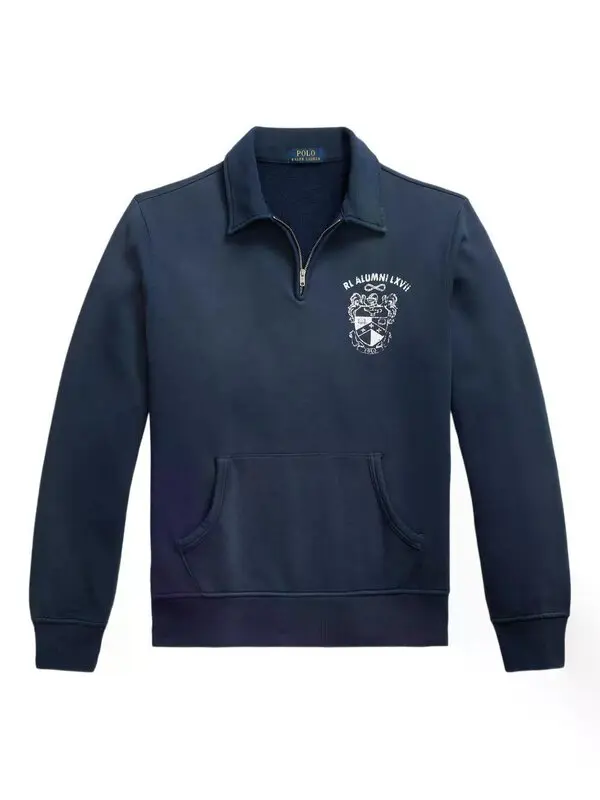 Polo Ralph Lauren Graphic-print Fleece Sweatshirt - Blue