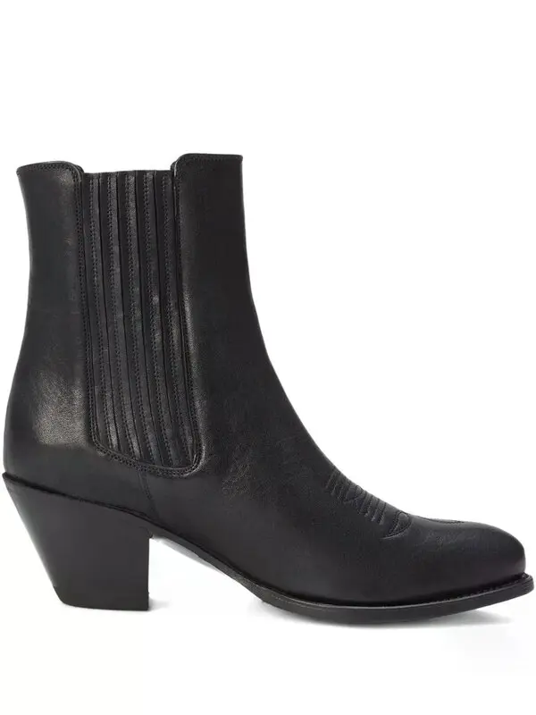Polo Ralph Lauren 70mm Chelsea Western Ankle Boots