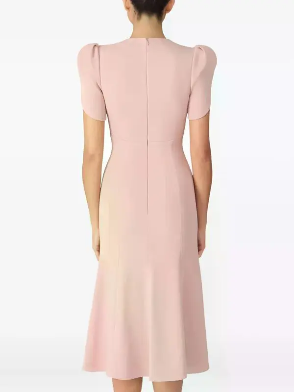 Jenny Packham Rose Bud Mid-length Dress - Pink