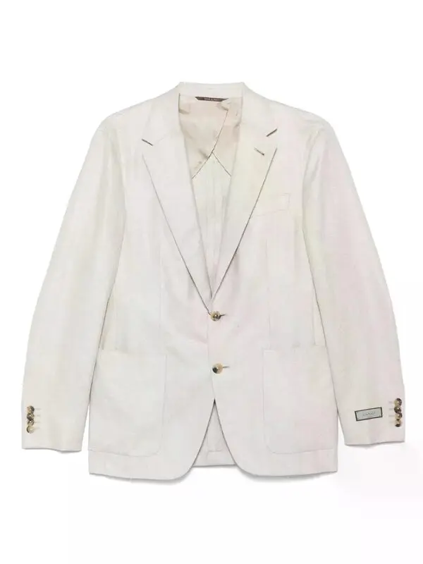 Canali Single-breasted Blazer - Neutrals