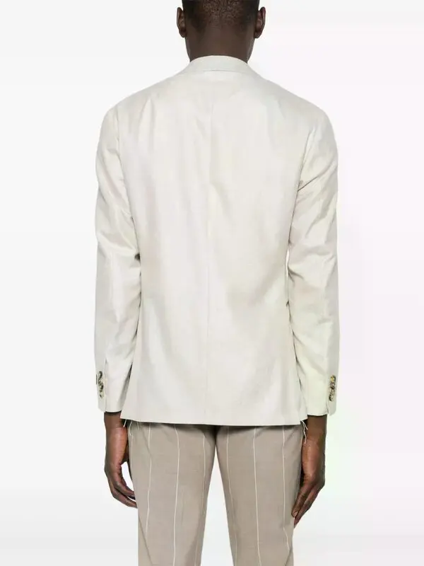 Canali Single-breasted Blazer - Neutrals
