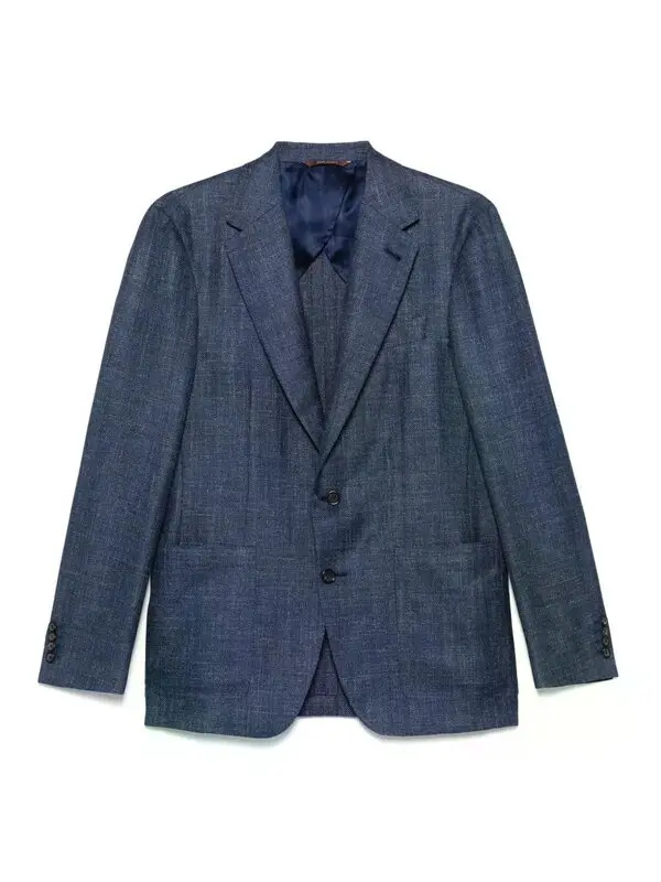 Canali Mélange-effect Blazer