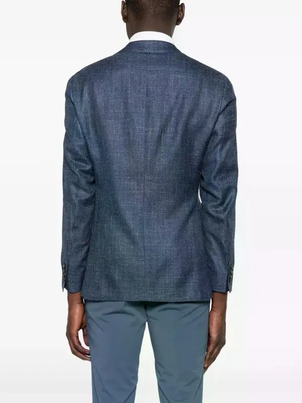 Canali Mélange-effect Blazer