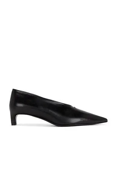 JIL SANDER Square Toe Kitten Heel Pumps