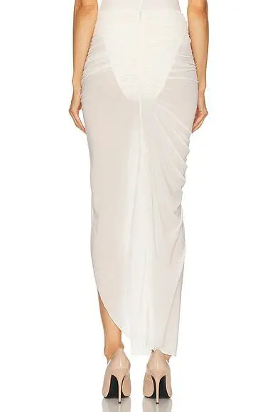 Ronny Kobo Shakeema Asymmetrical Hem Skirt