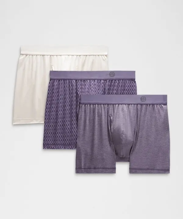 Lululemon Always In Motion Boxer With Fly 5 - Heathered Nightfall