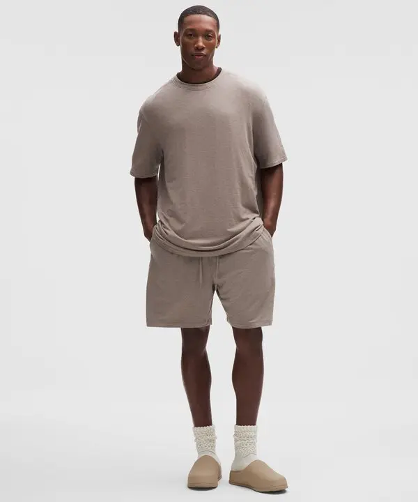 Lululemon Relaxed-fit 7" Short - Heathered Warm Ash Grey