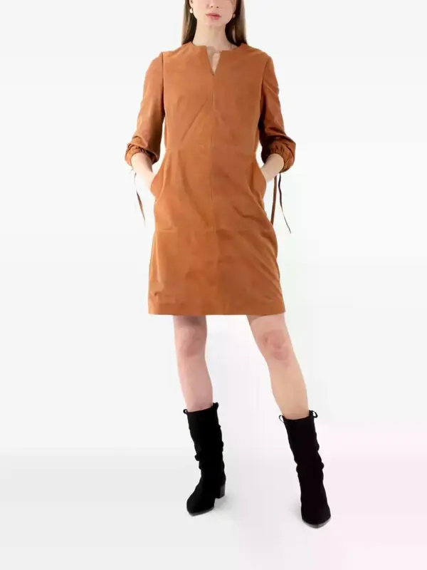 POCHE PARIS V-neck Shift Dress