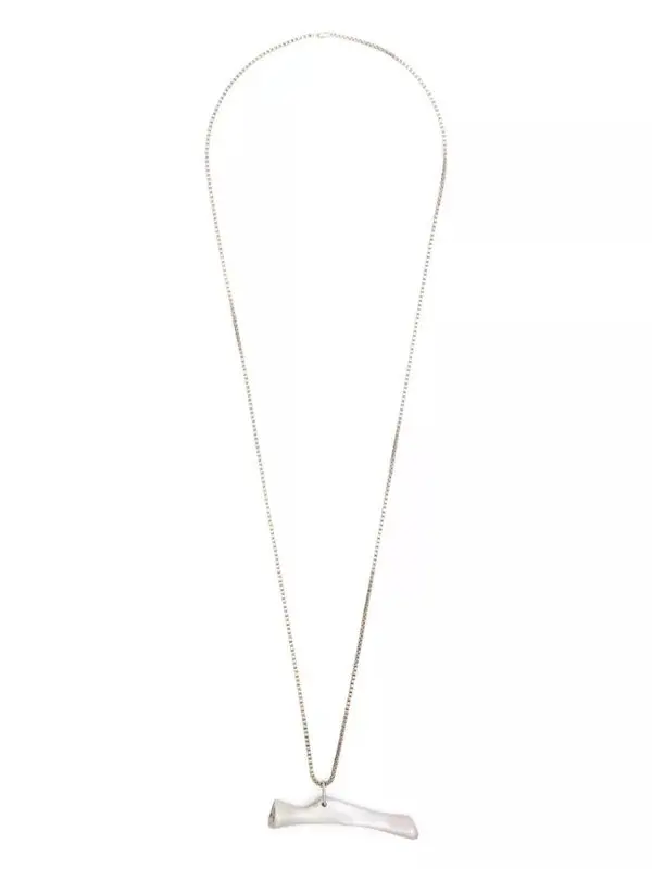 LEON EMANUEL BLANCK Liquid Straw Necklace - Silver