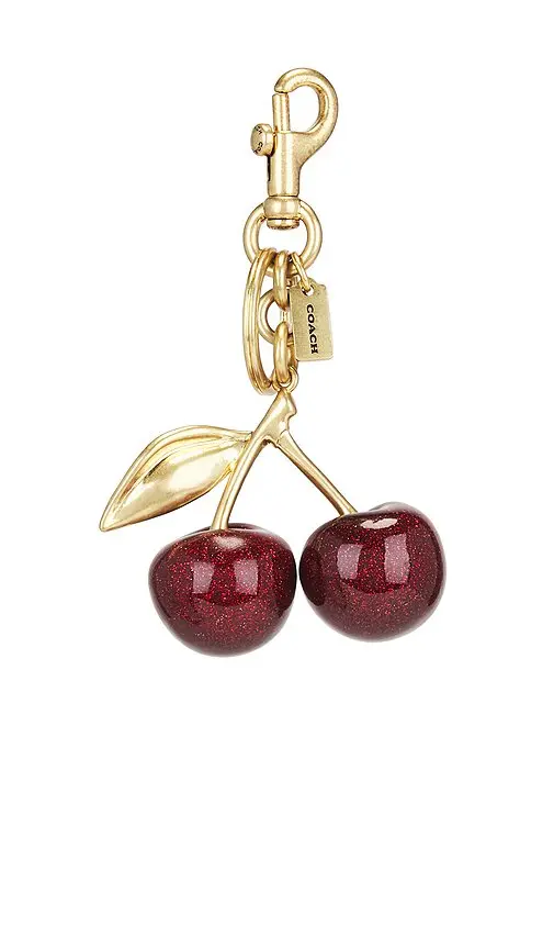 COACH Resin Cherry Bag Charm