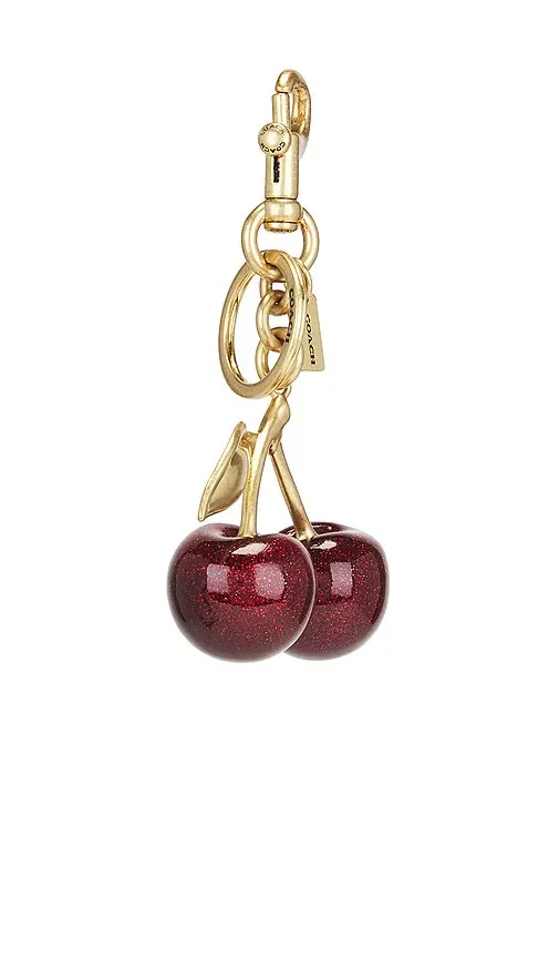 COACH Resin Cherry Bag Charm