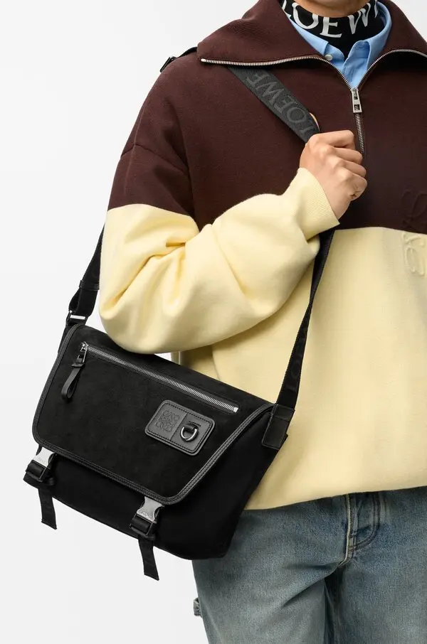 Loewe Medium Flex Messenger Bag - Black