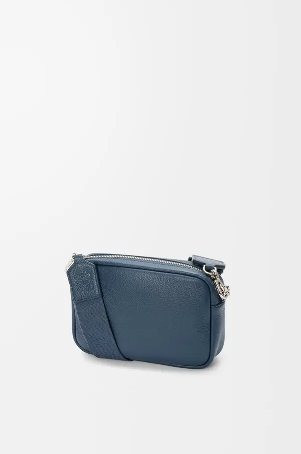 Loewe Small Pebble Messenger Bag - Indigo Dye
