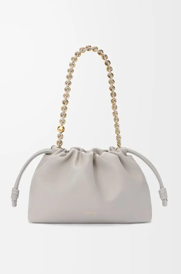 Loewe Medium Flamenco Purse - Shell Grey