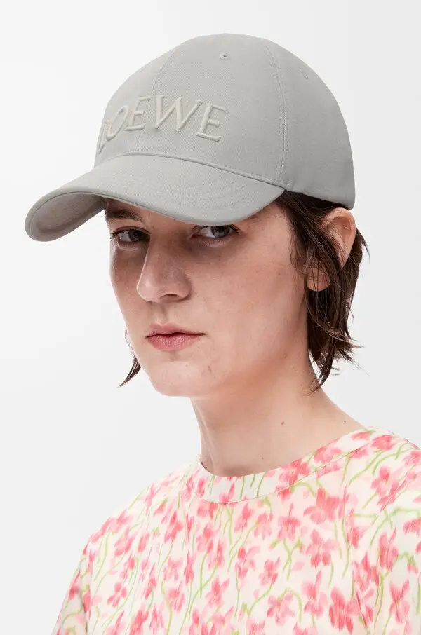 Loewe Canvas Cap - Lady Grey