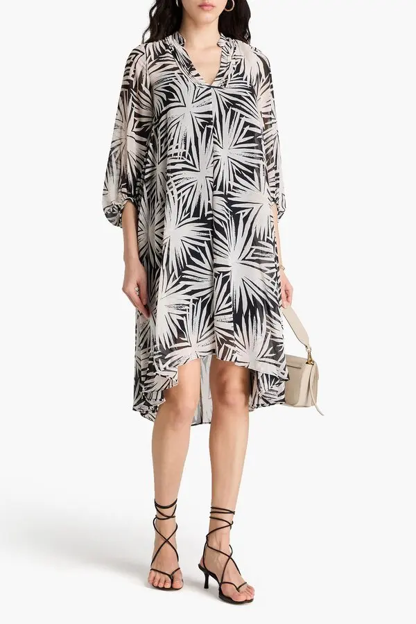 Diane Von Furstenberg Ileana Printed Chiffon Dress