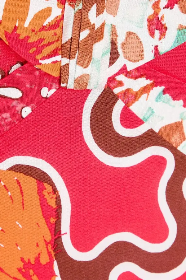 Diane Von Furstenberg Etta Printed Woven Maxi Dress