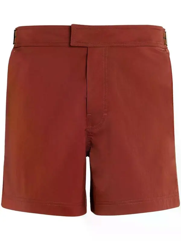 Zegna 232 Road Swim Shorts - Red