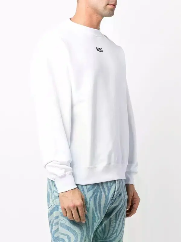 Gcds Logo-print Crew Neck Sweatshirt