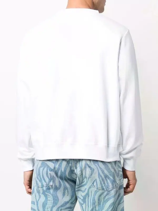 Gcds Logo-print Crew Neck Sweatshirt