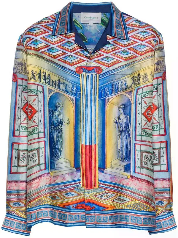 Casablanca La Temple Shirt - Blue