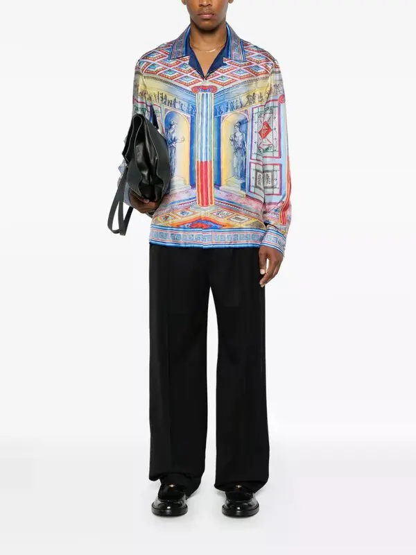 Casablanca La Temple Shirt - Blue