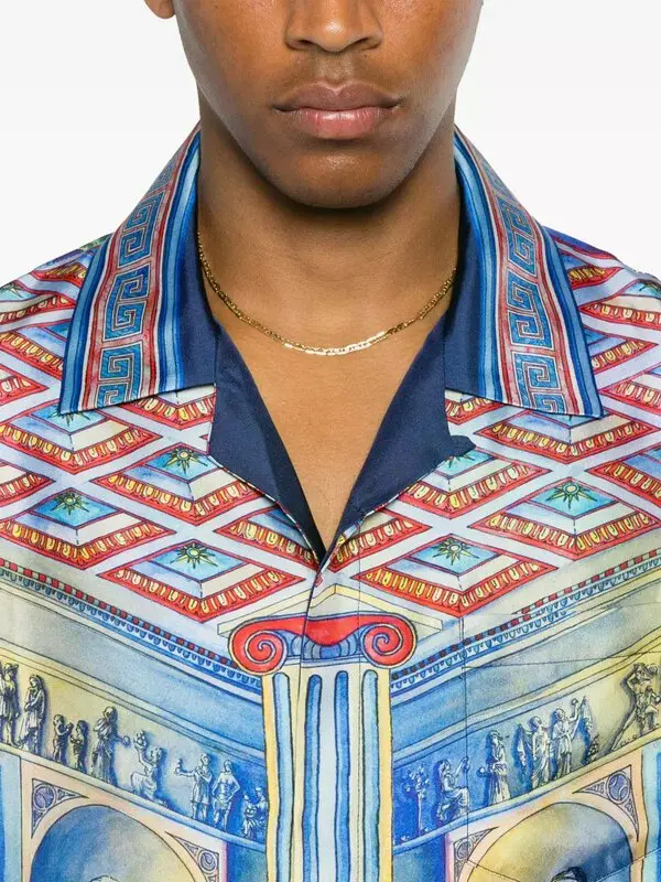 Casablanca La Temple Shirt - Blue