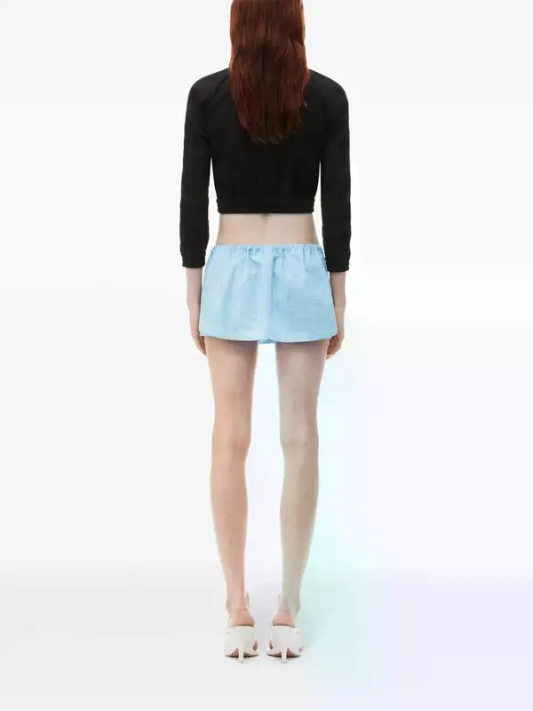 Alexander Wang Crystal-embellished Skort