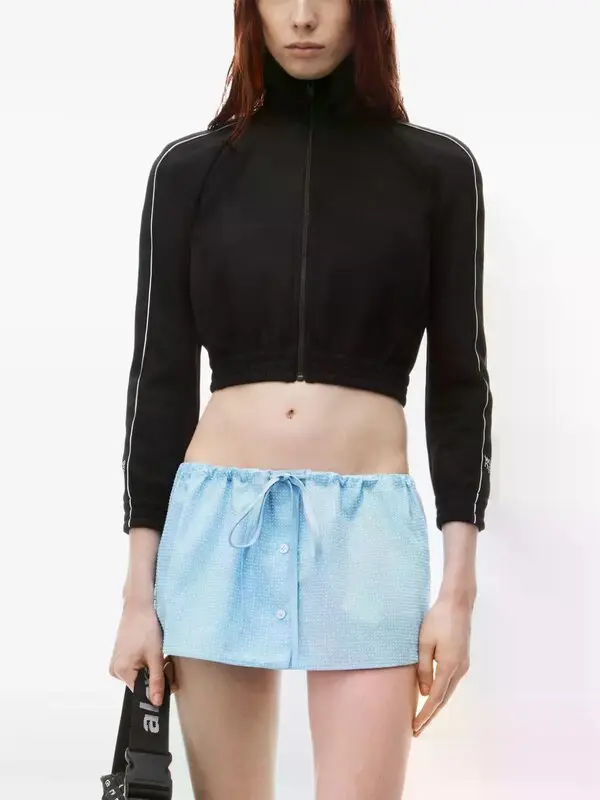 Alexander Wang Crystal-embellished Skort