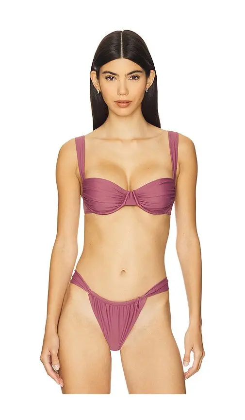 BELLE ANNA Oracle Bikini Top - Plum