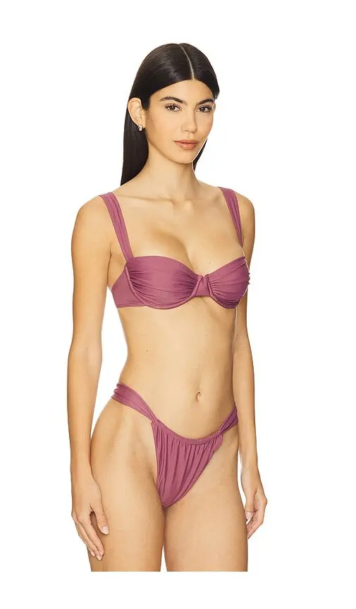 BELLE ANNA Oracle Bikini Top - Plum