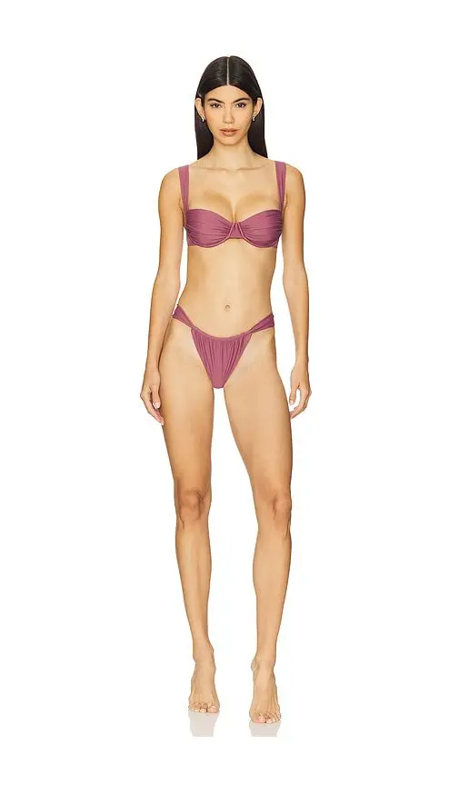 BELLE ANNA Oracle Bikini Top - Plum