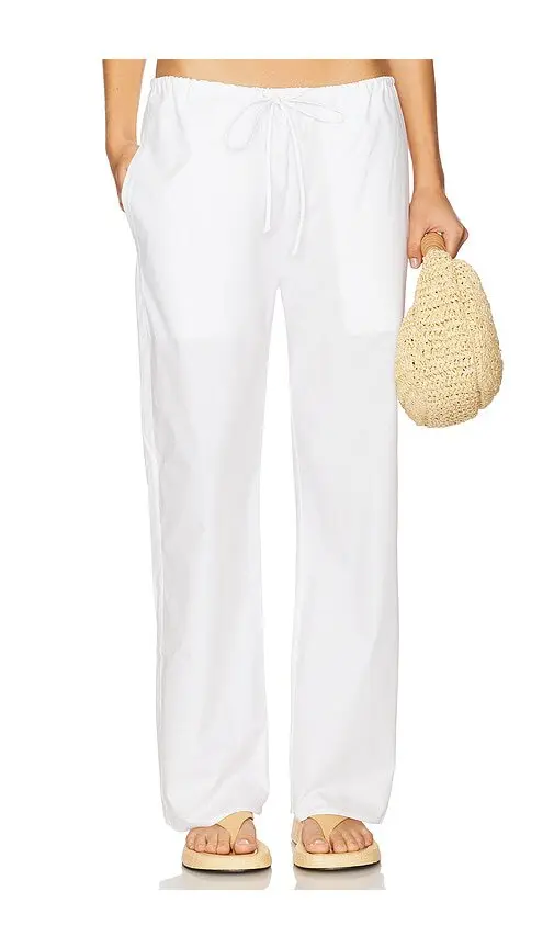 CLYQUE Kira Pant - White