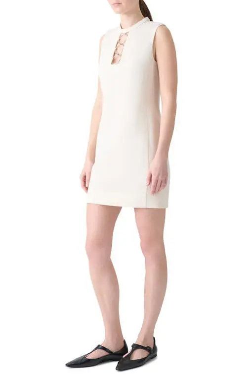 Akris Ring Hardware Shift Mini Dress