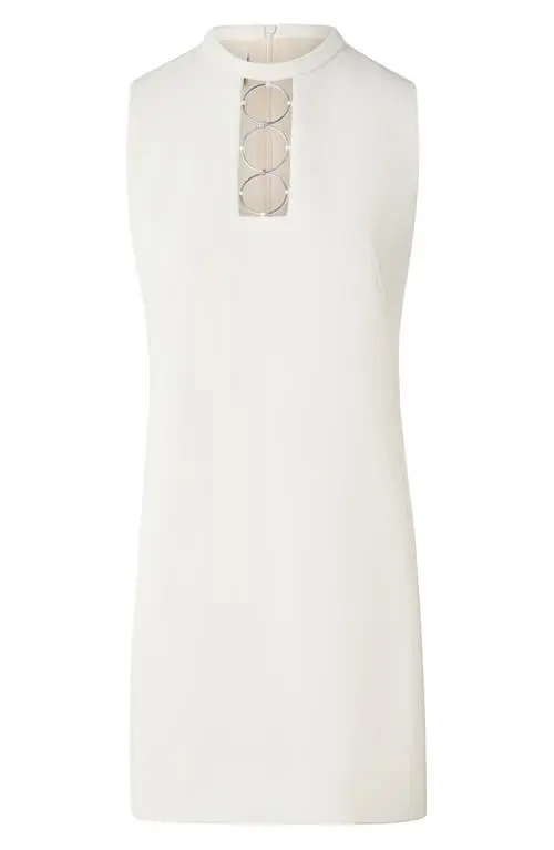 Akris Ring Hardware Shift Mini Dress