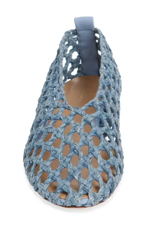 MANSUR GAVRIEL Open Weave Ballerina Flat - Blue