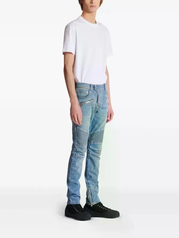 Balmain Straight-leg Jeans - Blue