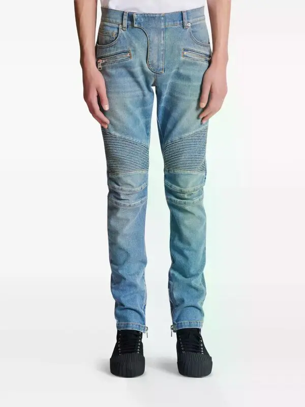 Balmain Straight-leg Jeans - Blue