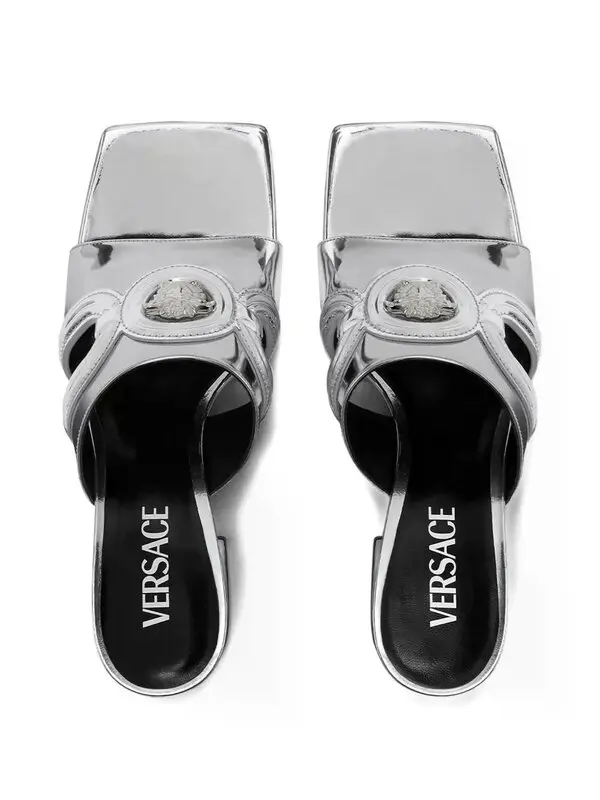 Versace Medusa '95 Metallic Sandals