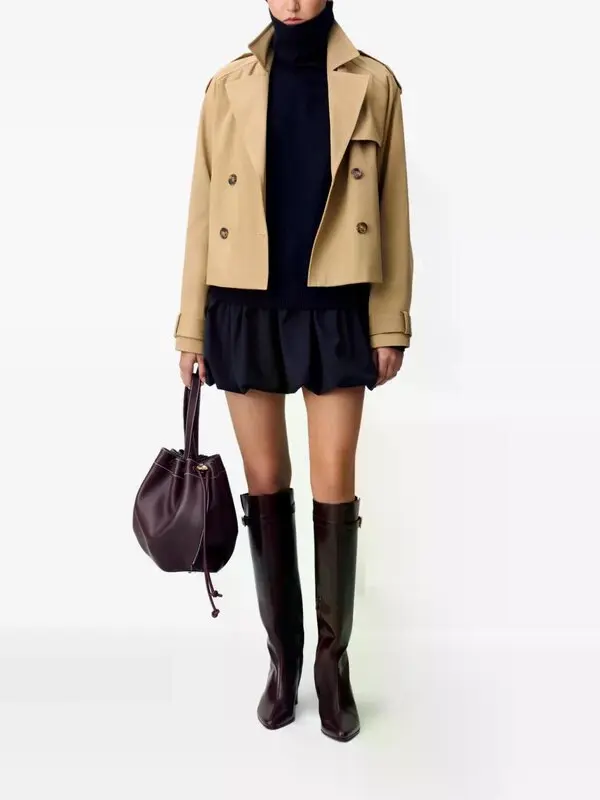 Claudie Pierlot Cropped Trench Jacket