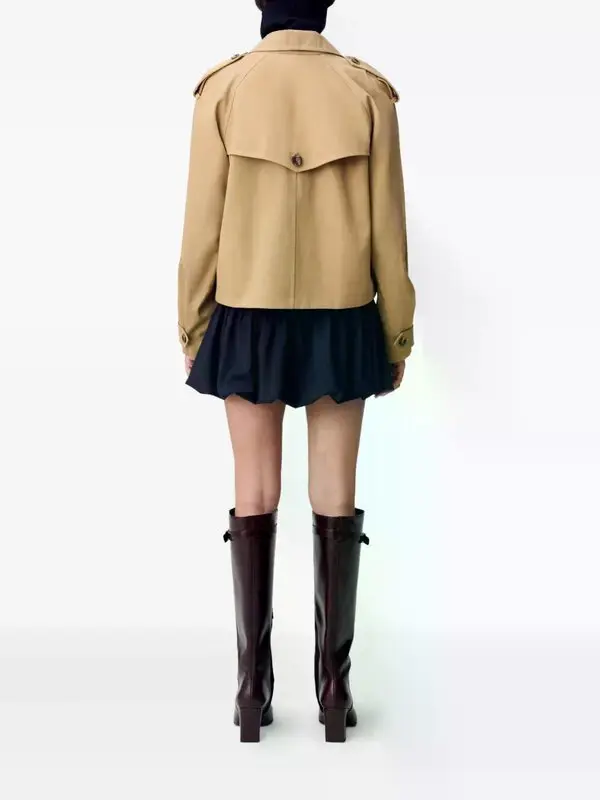 Claudie Pierlot Cropped Trench Jacket