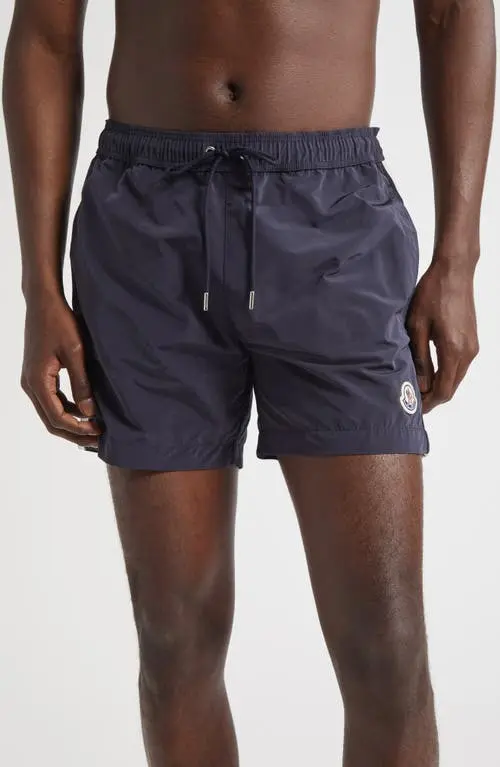 Moncler Side Stripe Swim Trunks