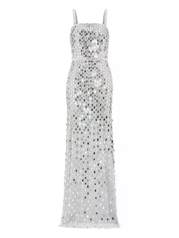 Jenny Packham Juliette Maxi Dress - Grey