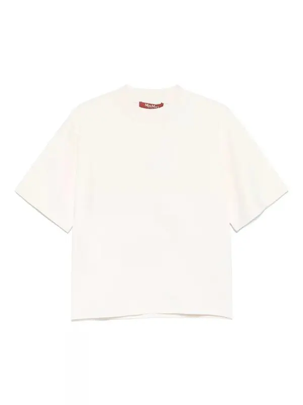 Max Mara Mock-neck T-shirt - Neutrals