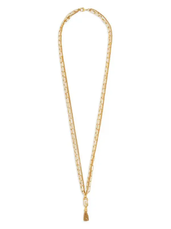Balmain Long Necklace - Gold
